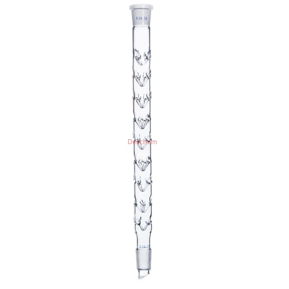 300mm,24/29,Glass Vigreux Distilling Column,Distillation Column, Both ...