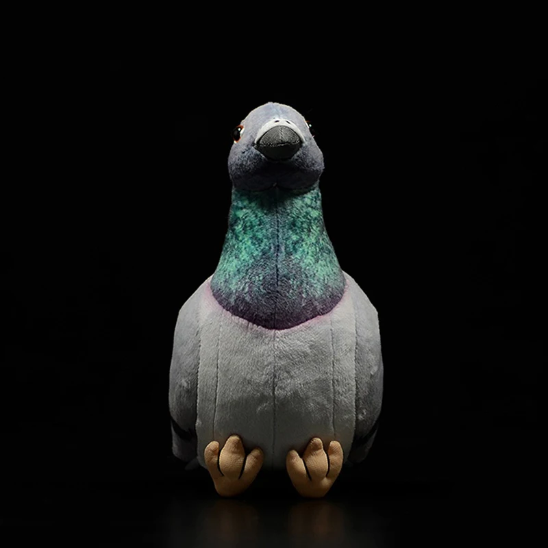 Simulation Cute Grey Pigeons Plush Toy White Rock Pigeon Dolls Peace ...