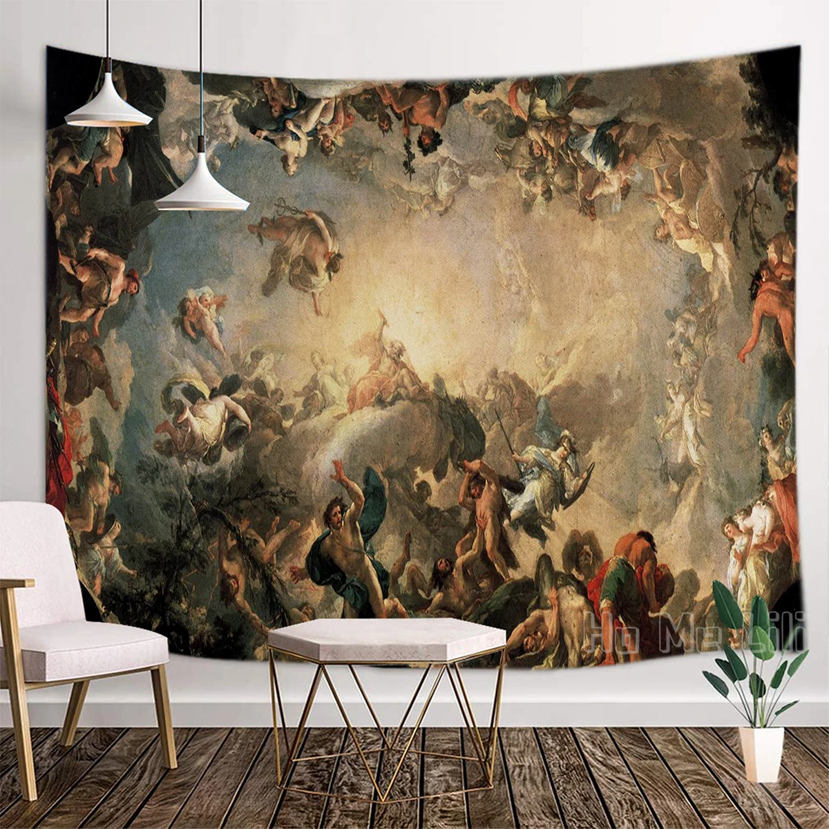 Olympus The Fall Of The Giants Wall Hanging Bedroom Living Room Home ...