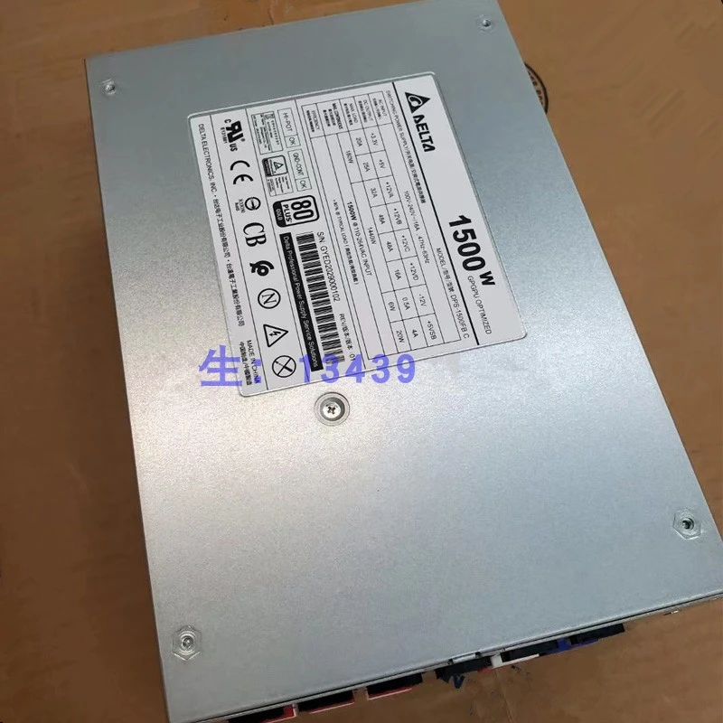 Original PSU For Delta 80plus Gold Support dual CPU 4-way 2080Ti 1500W ...