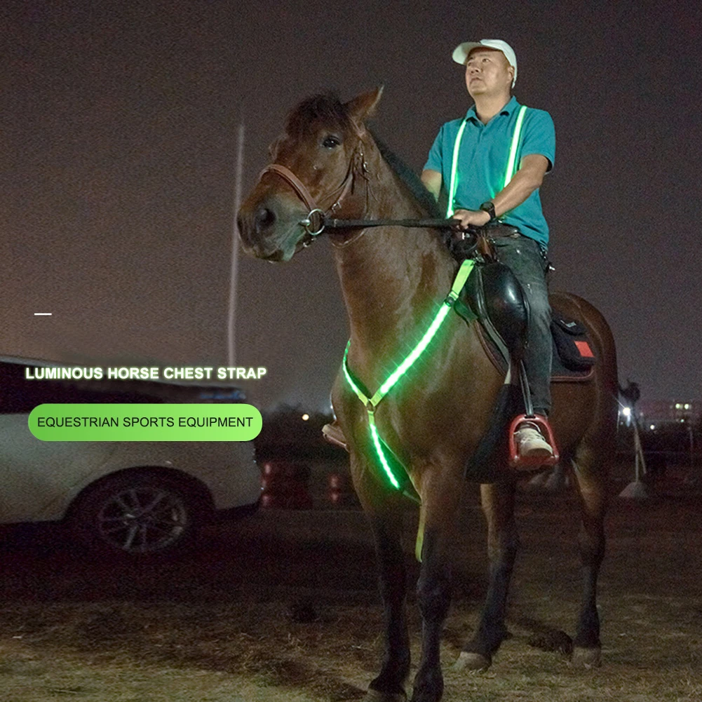 Other Outdoors - 1 Pcs LED Horse Riding Belt Waterproof Nylon Horse ...