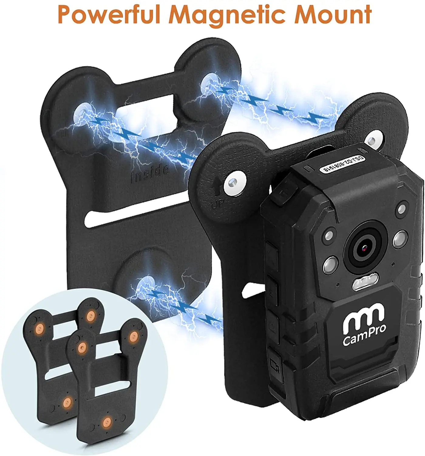 CammPro-Body-Camera-Magnetic-Mount-Universal-Magnet-Mount-Holder ...
