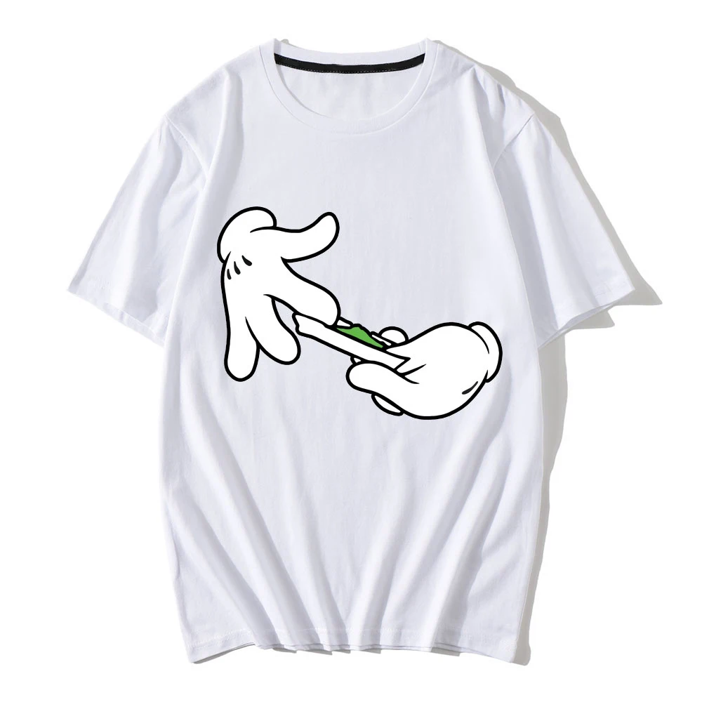 Mickey Mouse Hands Rolling Weed