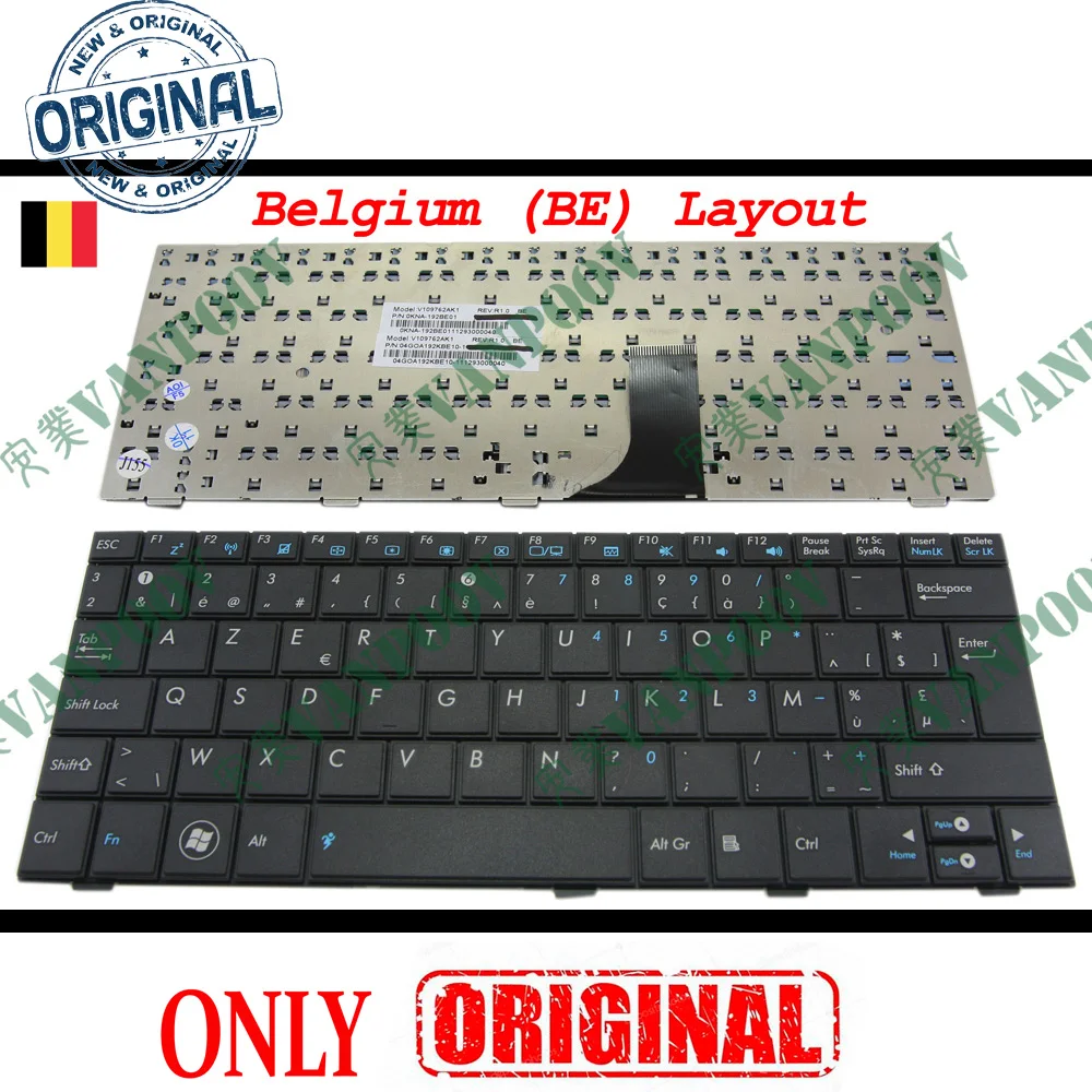 New Azerty Laptop Keyboard For Asus Eee Pc Eeepc Shell 1005 1005hd ...