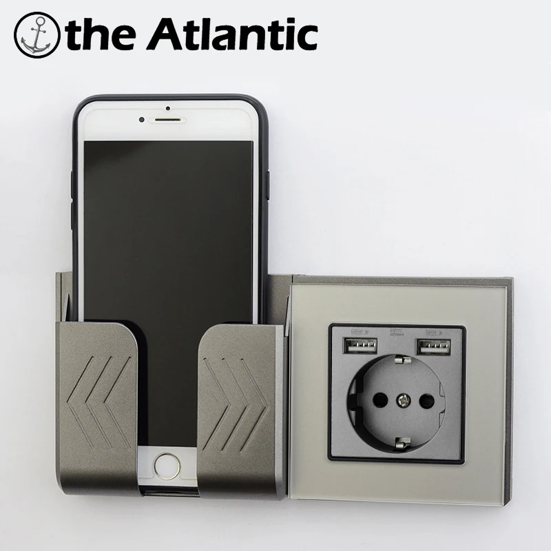 EU-DE-FR-Standard-Power-Plug-Socket-Wall-Outlet-with-Dual-USB-Charging ...