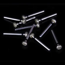 10pcs/box AZDENT Dental Diamond Burs 1.6mm for High Speed Handpiece Super Coarse Diamond Dentist ...