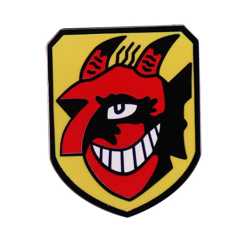 German-Luftwaffe-Emblem-9-JG54-Devil-Head-Squadron-Shield-Enamel-Pin ...