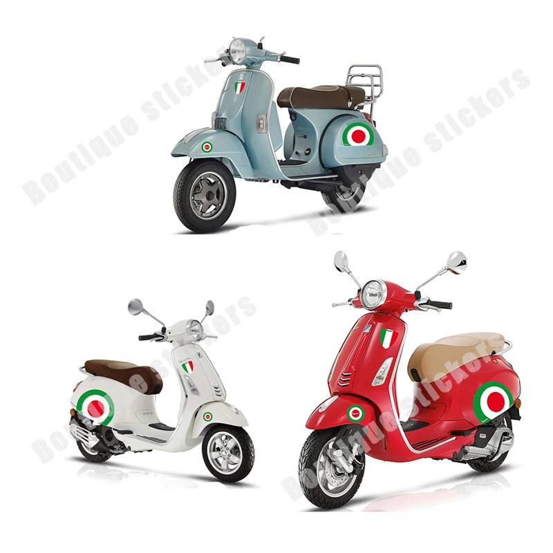 Red And White Vespa
