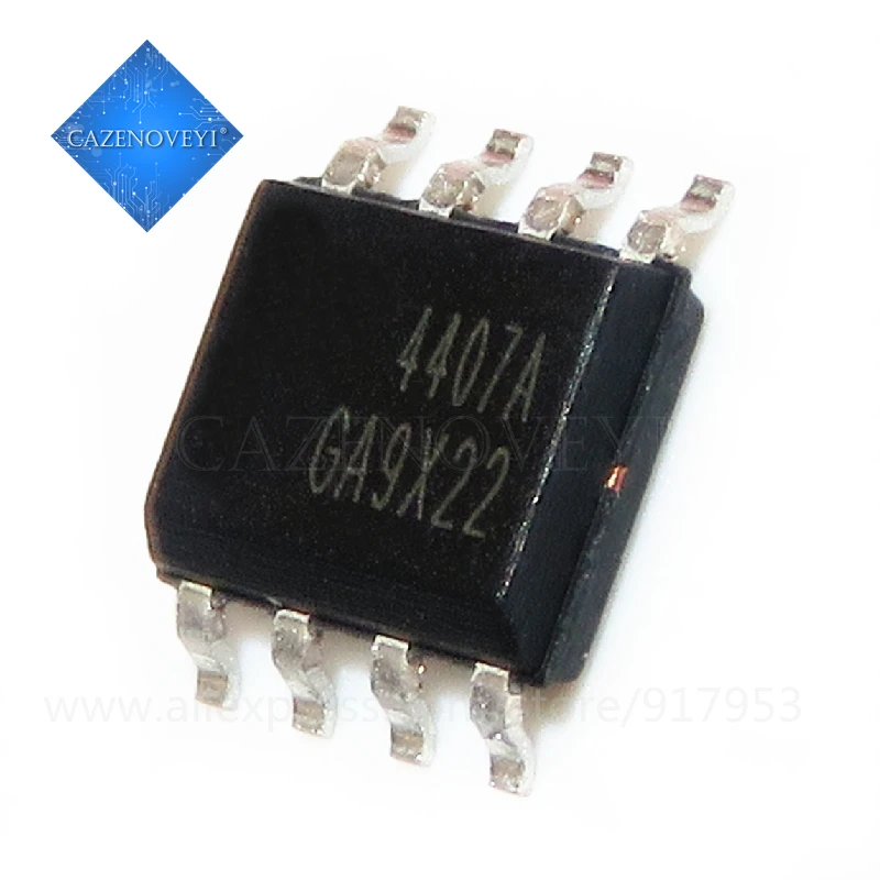 10pcs/lot AO4407AL AO4407A AO4407 4407A 4407 SOP8 30V 12A P-Channel ...