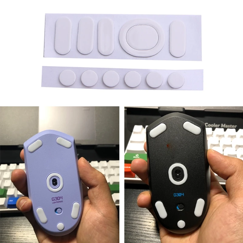 1Set Mouse Skates Glide Feet Pads Mouse Feet Sticker for logitech G304 ...