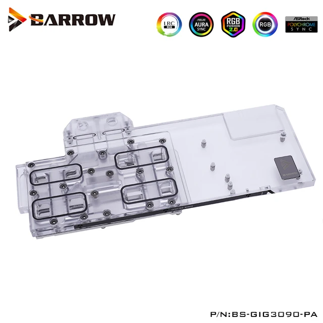 Barrow GPU Water Block For Gigabyte RTX 3080 GAMING OC 10G ,3080 EAGLE ...