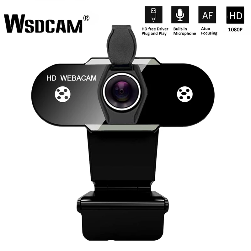 Hd completo 1080p webcam computador pc câmera web com microfone para ...