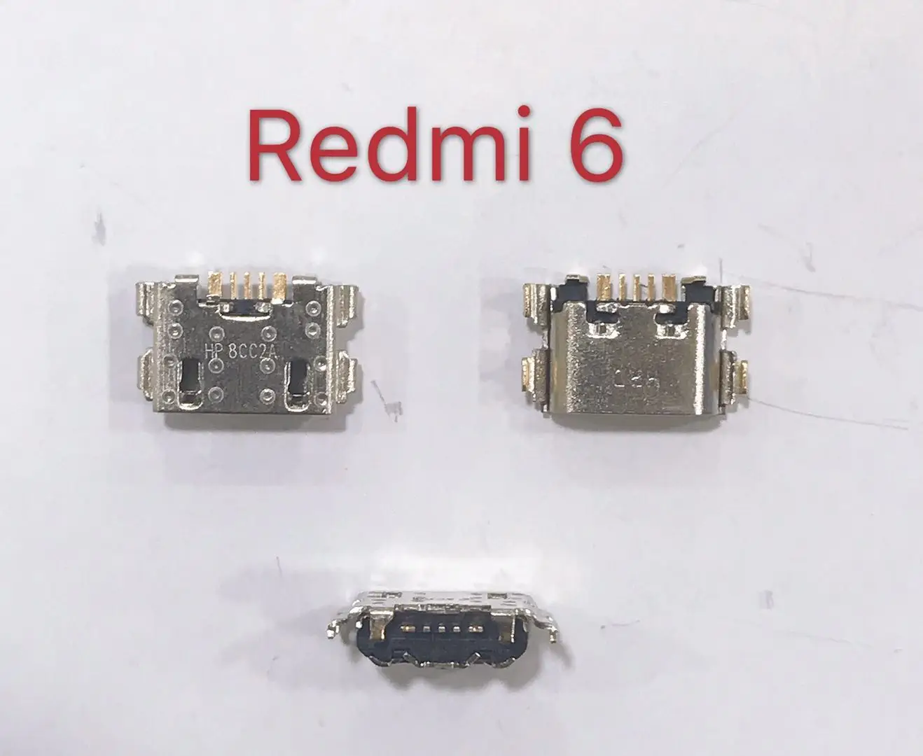 Conector Micro USB para Redmi 6, 6A, 6pro, Redmi7, puerto de carga, 10 ...