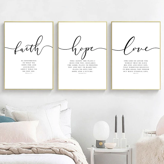 Faith Hope And Love Art