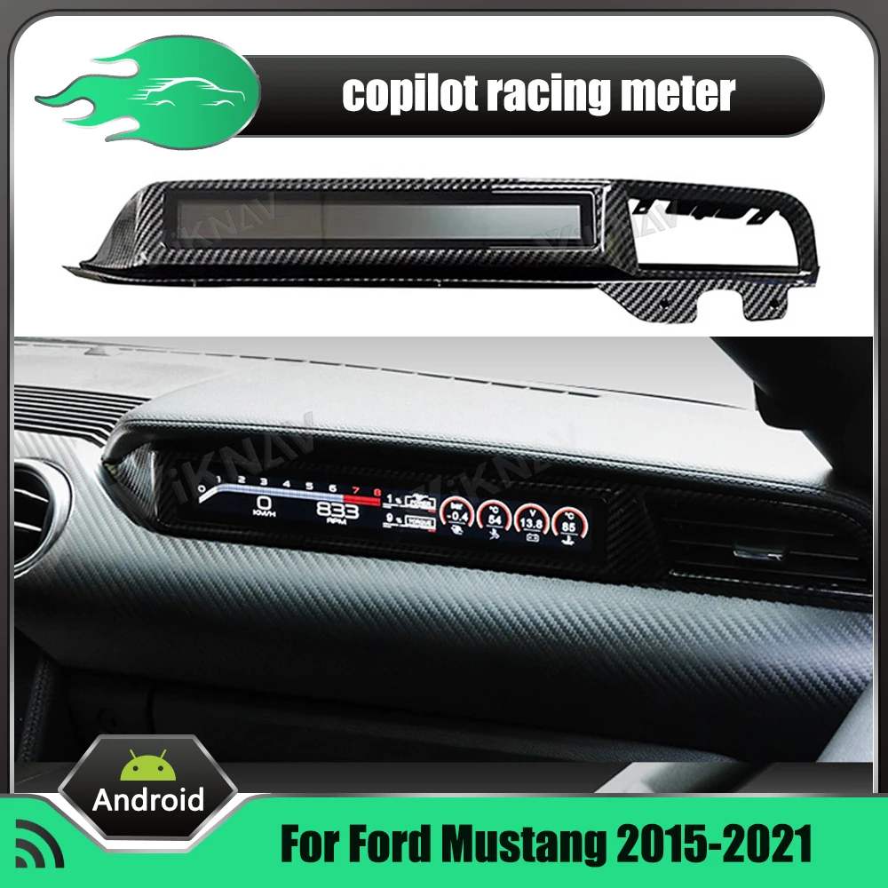 For Ford Mustang 2015 2021 Dashboard Display Cars Racing Instrument ...