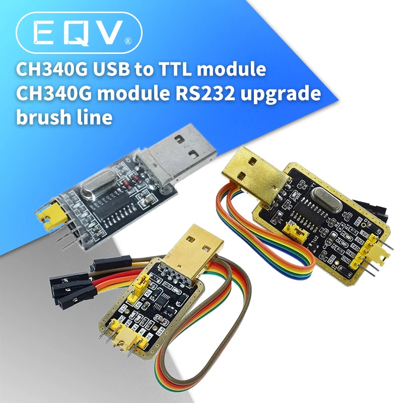 CH340 module USB to TTL CH340G upgrade download a small wire brush ...