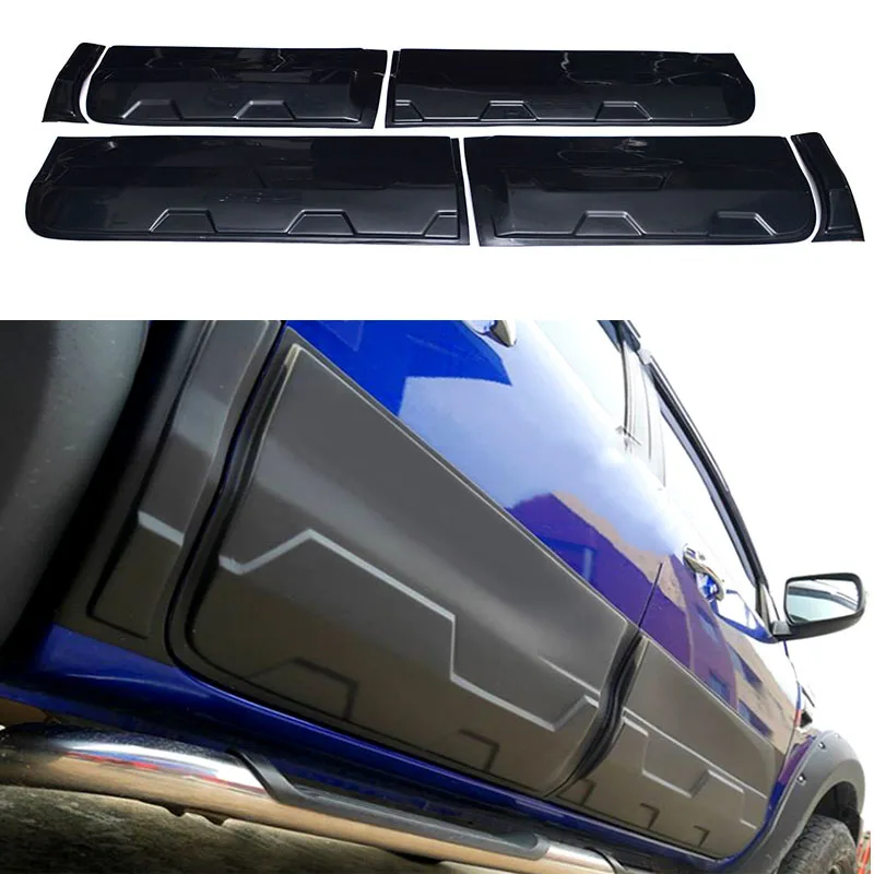 6pcs-set-Car-Exterior-Body-Cladding-Kits-Fit-For-Ford-Ranger-2012-2018 ...