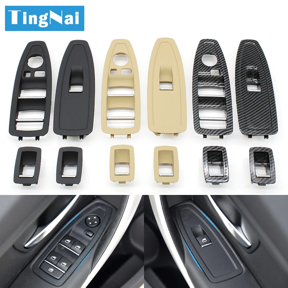 Lhd Rhd Car Interior Door Window Lift Switch Cover Trim For Bmw 1 3 4 ...