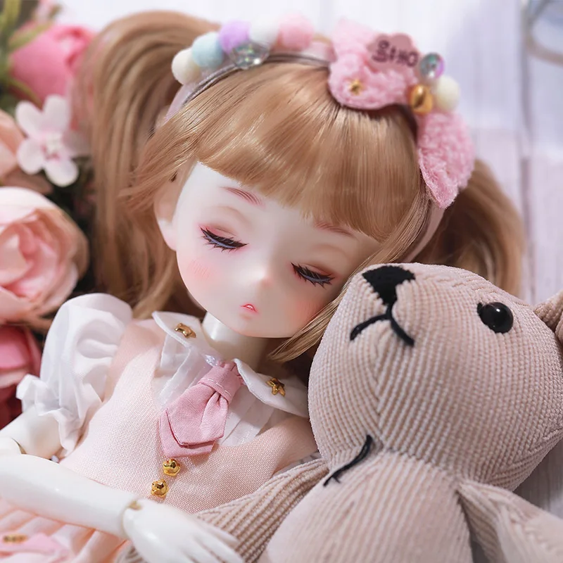 Shuga Fairy 1/6 BJD Doll Sleep-head Tiny Full Set Ball Jointed Doll Elf Ears Toys Surprise Gift ...