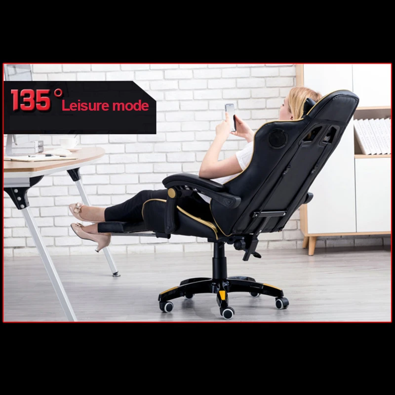 Leather home executive luxury Office game chairs Furniture Chair ...