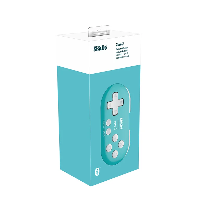 8BitDo Zero 2 Bluetooth Mini Controller For Nintendo Switch Raspberry ...