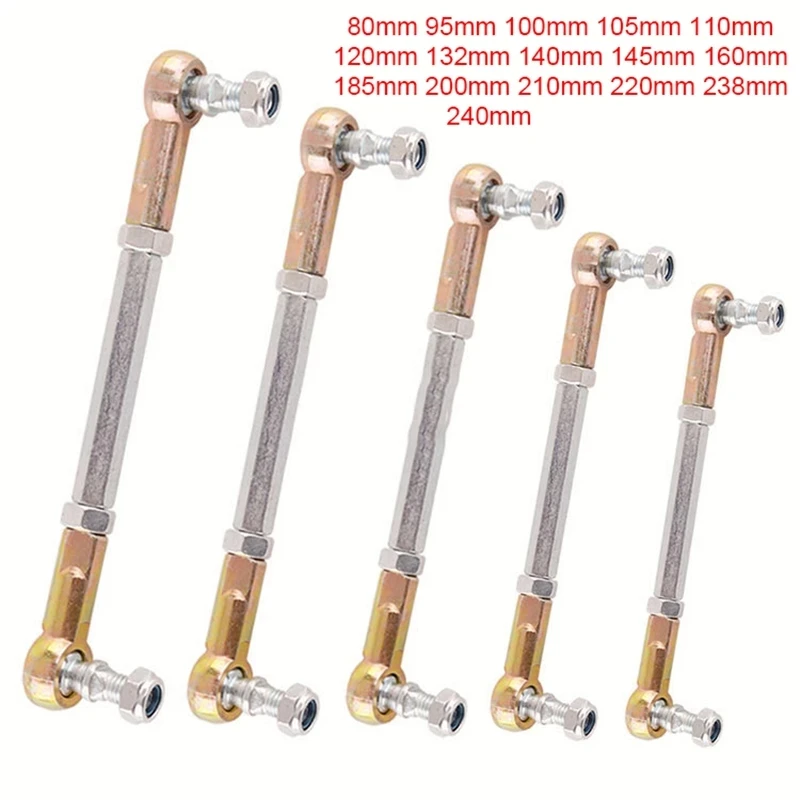 Kit de joints à rotule M8, 2,2 de menuisier, 80mm, 95mm, 100mm, 105mm, 110mm, 120mm, 132mm ...