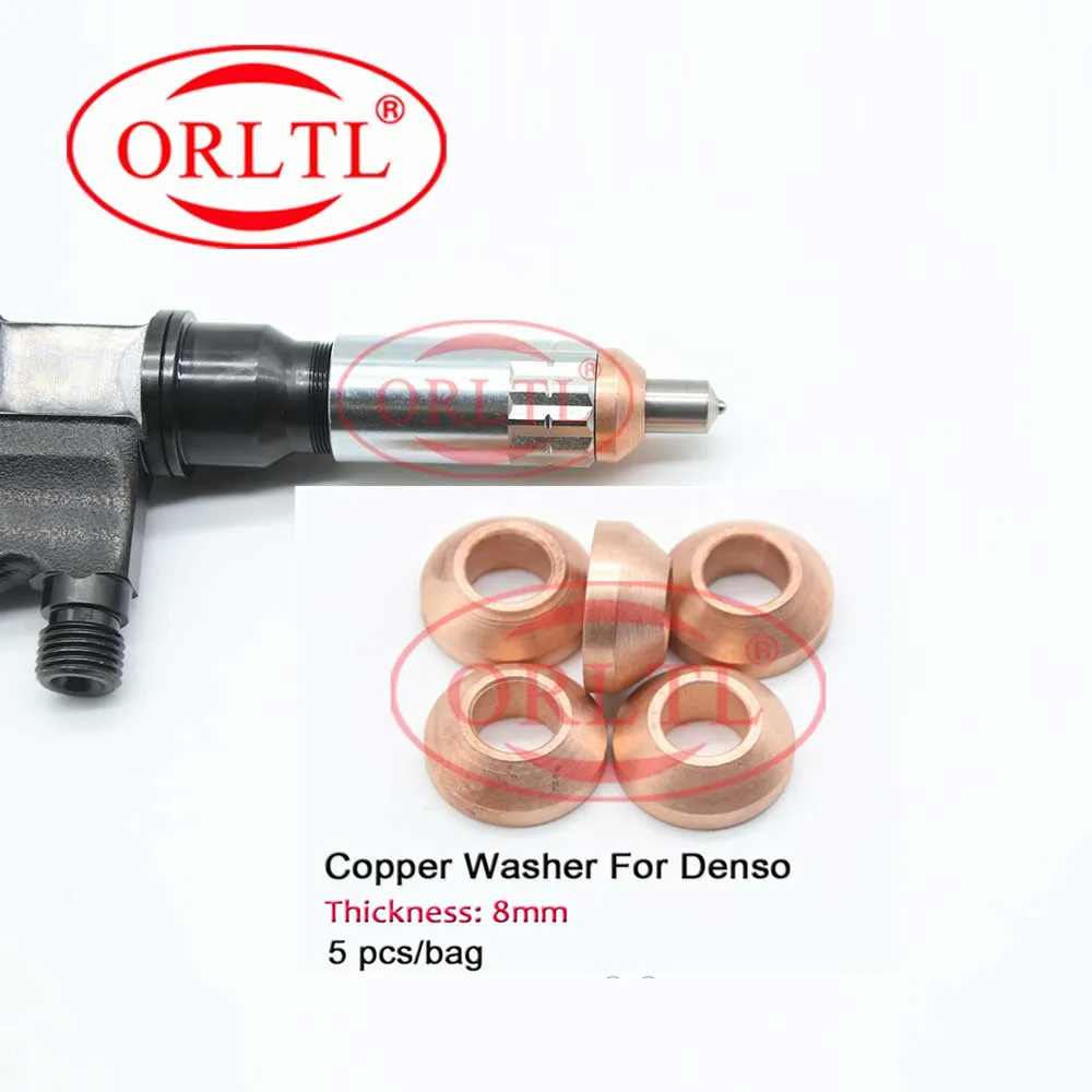 5 pieces Auto injector Spare Parts Copper Washer Oil Injector nozzle ...