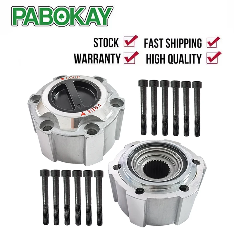 Bujes de bloqueo de rueda libre, accesorio Manual para camioneta Nissan Pathfinder Navara D21 ...