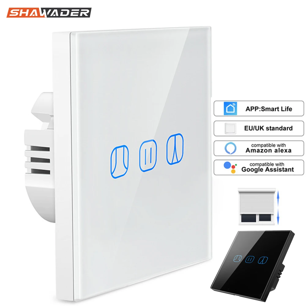 와이파이 스마트 커튼 스위치 타이머 블라인드 시계 시계 셔터 관형 모터 롤러 알렉사 에코 구글 홈 어시스턴트 Ifttt와 함께 작동automatic Curtain