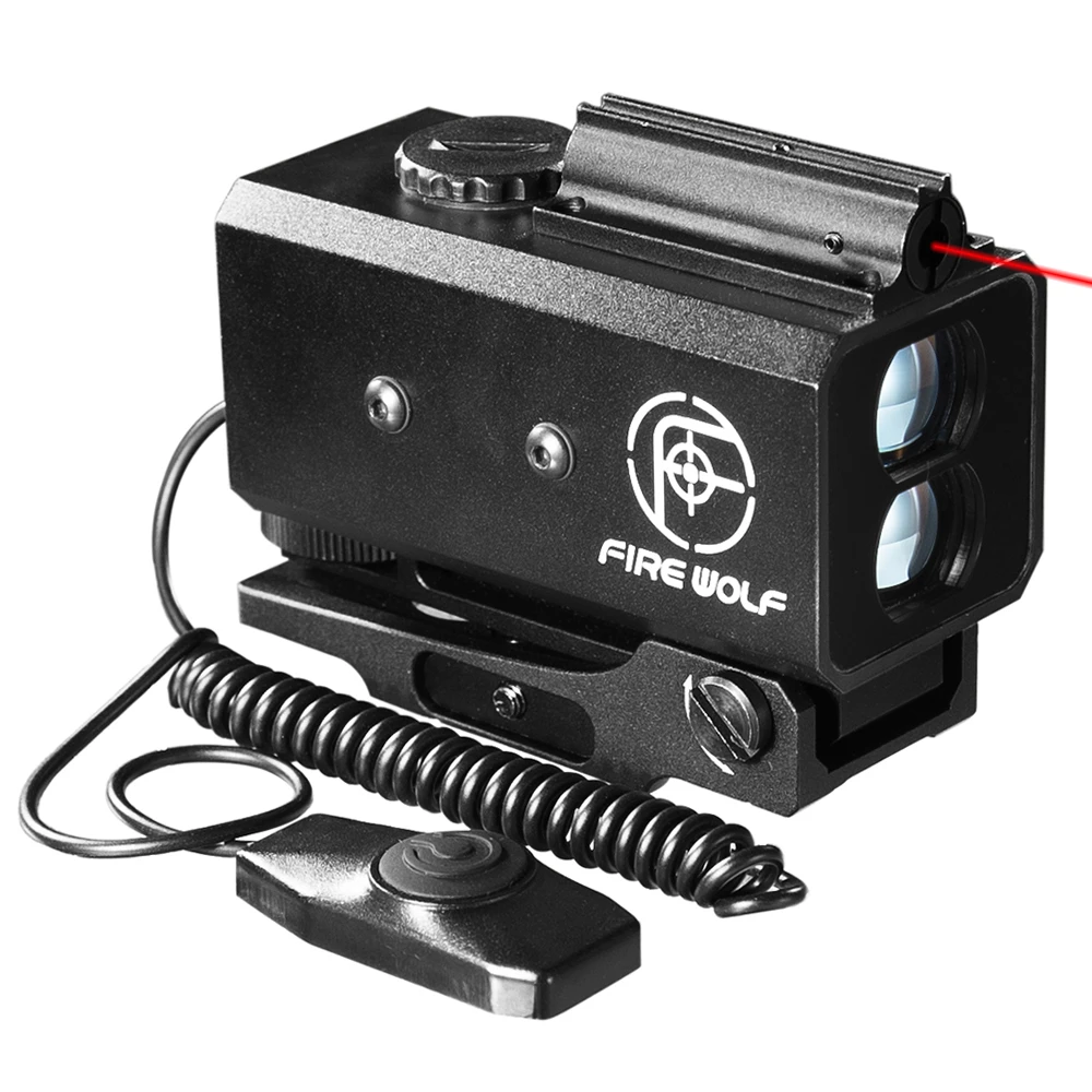 Mini Laser Infrarot Zielfernrohr Entfernungsmesser für Jagd Schießen ...