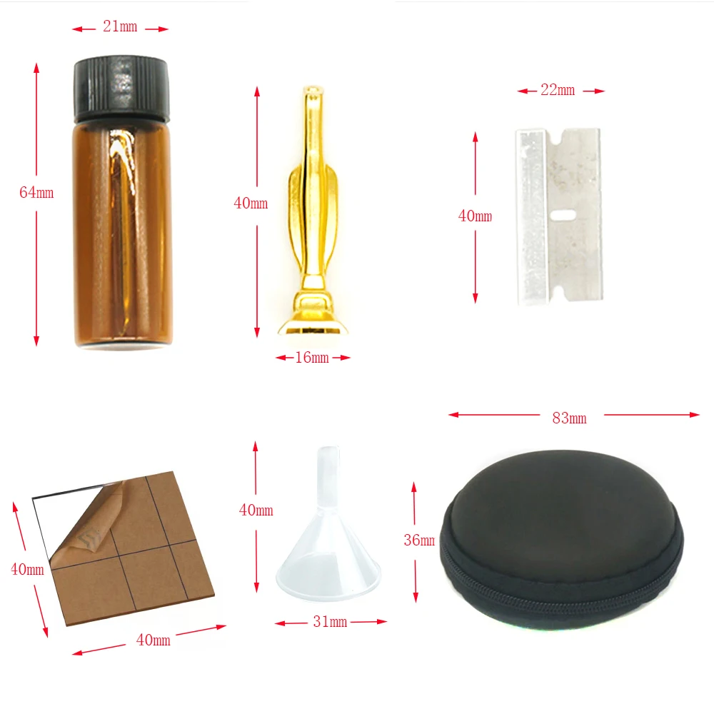 1Pcs Smoke Snuff Set With Metal Snuff Tube Sniffer Glass Pill Bottle ...