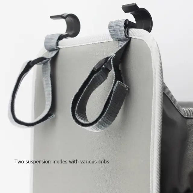 Baby Crib Hanging Bag High-quality Portable Lightweight Grid Splicing ...
