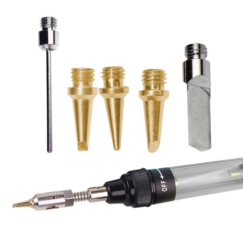 5pcs-set-Butane-Gas-Soldering-Iron-Kit-Welding-Kit-Torch-Pen-Tool-Gas ...