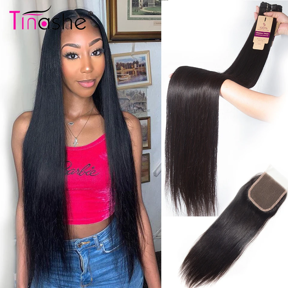 Tinashe Hair 28 30 32 34 40 Inch Bundles With Closure Brazilian Hair ...