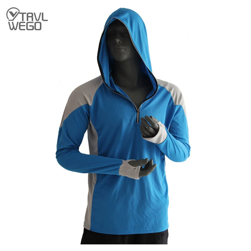 Trvlwego pulôver camisas roupas de pesca respirável protetor solar ...