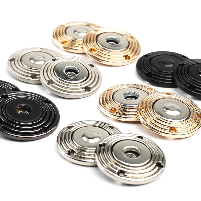 Generic 5 Pcs 23/25mm Magnetic Snaps Purse Handbag Clasp Quality Metal ...