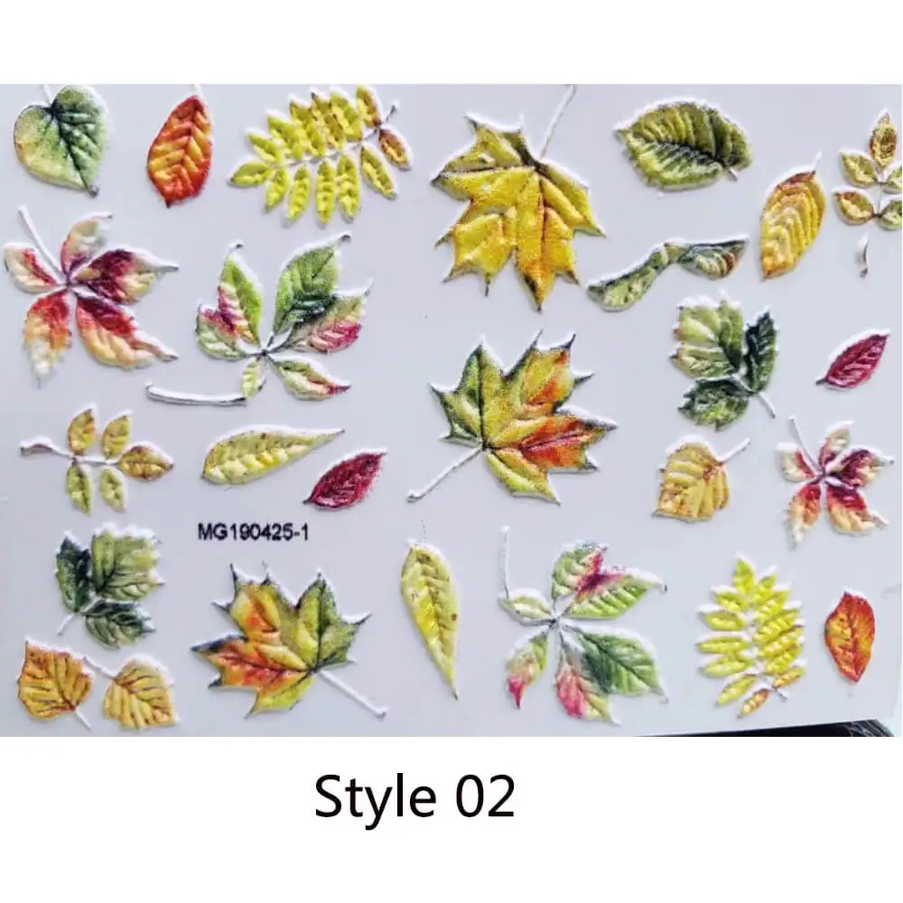 Модные эмпаистические натуральные пчелы 3d акриловые Выгравированные наклейки для ногтей водяные