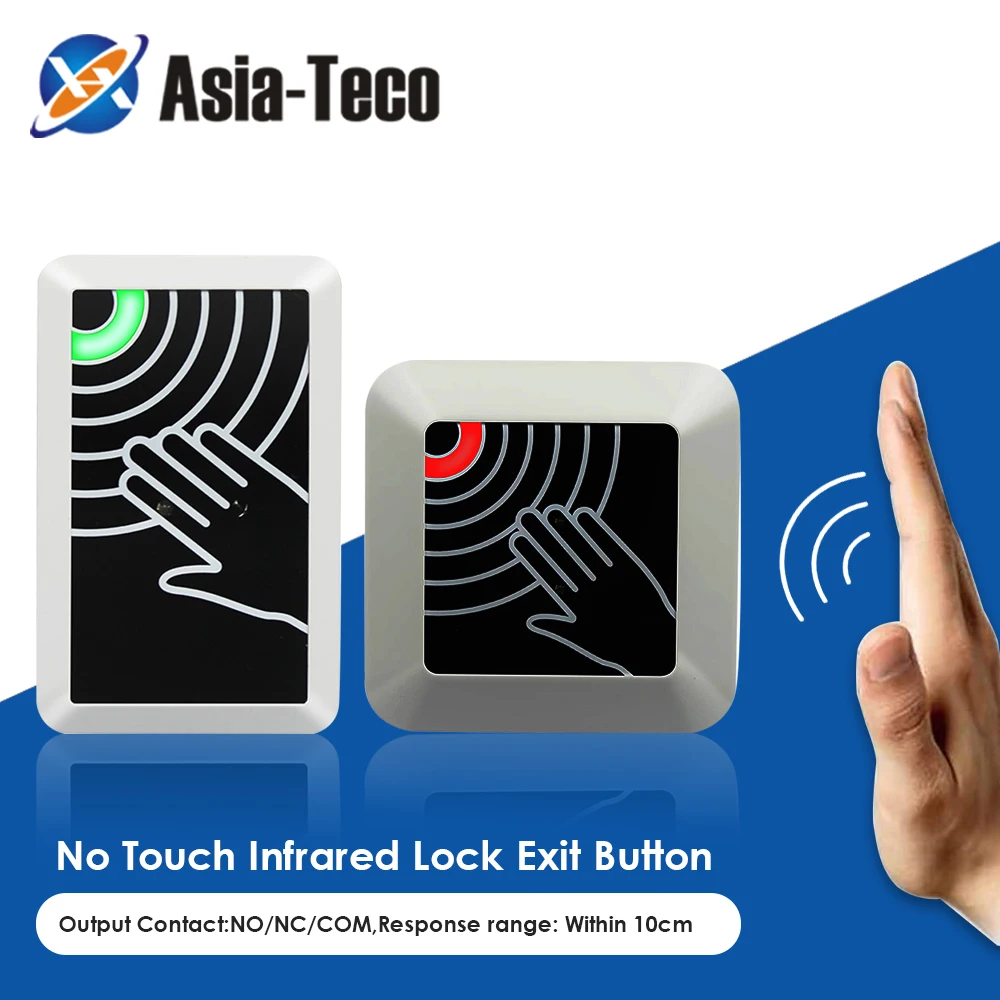 Touchless-Infrared-Lock-Exit-Button-IR-Door-Release-Switch-Surface ...