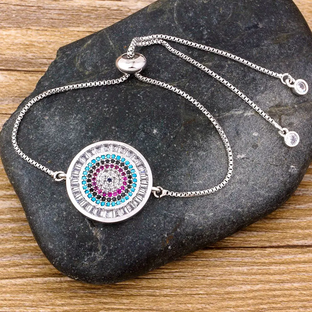 Nidin-Fashion-Gold-Color-Copper-CZ-Evil-Eye-Chain-Bracelets-For-Women ...