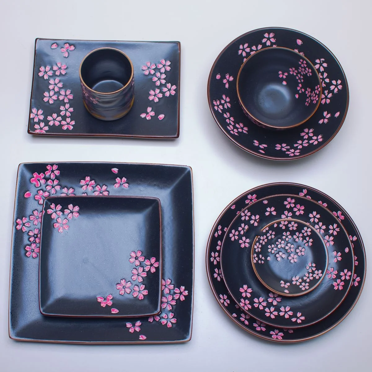 Japanese-ceramic-matte-frosted-tableware-set-creative-dessert-mustard ...