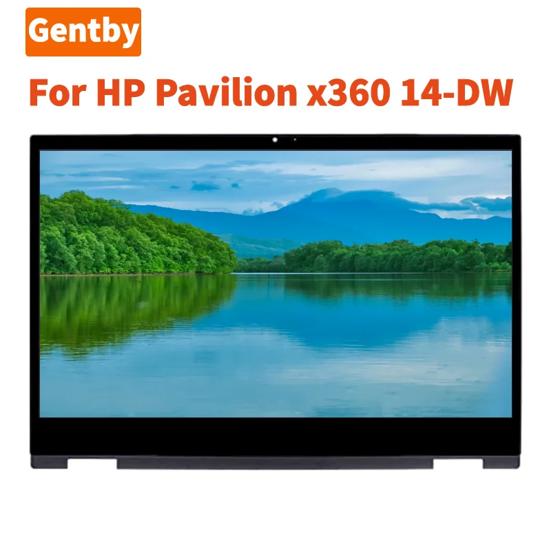 New 14 Inch For Hp Pavilion X360 14-dw 14m-dw Lcd Screen Display Panel ...