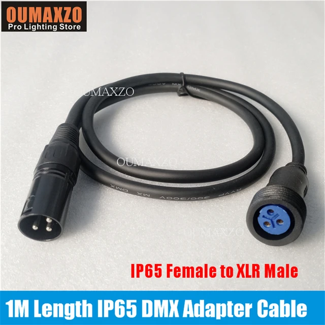 1meter ip65 Outdoor Stage light Waterproof 3-pin Power adapter cable 3 ...