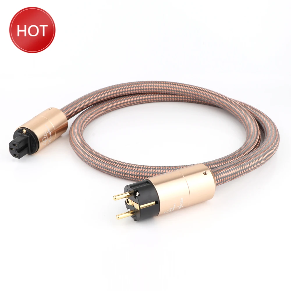 Hot Selling Hi End Schuko Power Cord Cd Amplifier Amp Eu Power Plug ...