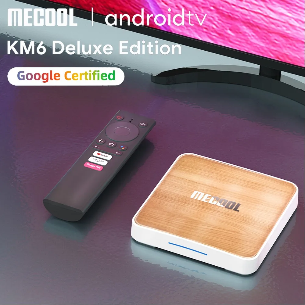 Tv Box Android 10 4g 64gb Mecool Km6 Deluxe 11 Wifi 6 Google ...