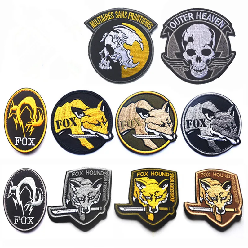 Metal-Gear-Solid-Patch-Fox-Hound-Uniform-Patch-Militaria-Fox-Hound ...