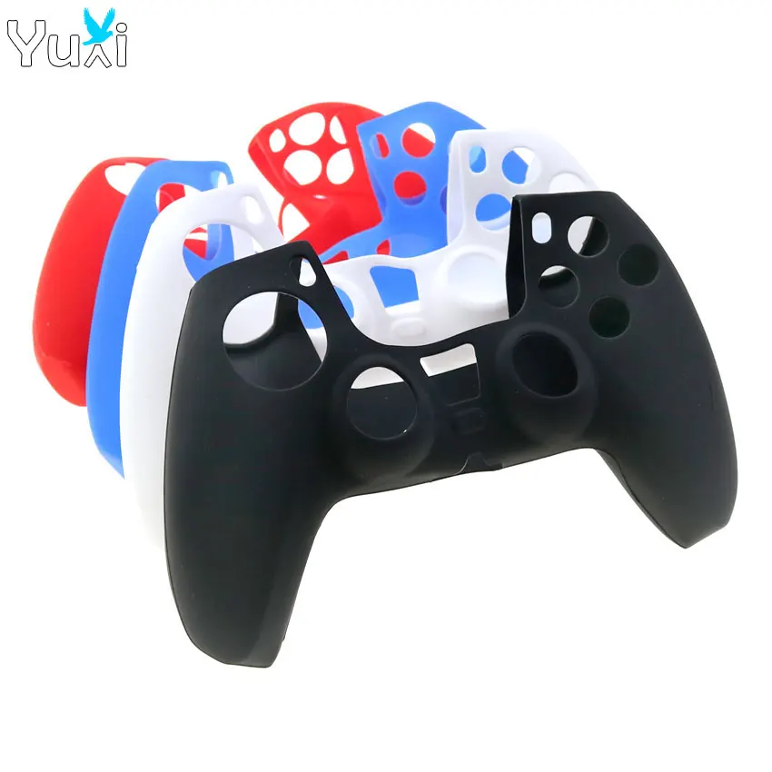 YuXi Soft Silicone Gel Rubber Case Cover Skin for Sony PlayStation 5 ...
