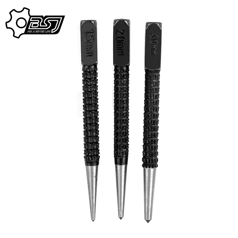 3PCS-Non-Slip-Center-Pin-Punch-Set-3-32-High-carbon-Steel-Center-Punch ...