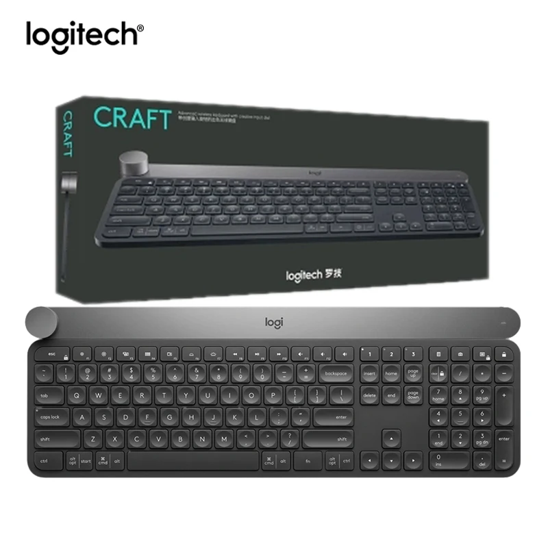 Buy Original Logitech Craft Wireless Keyboard Smart Control Knob ...