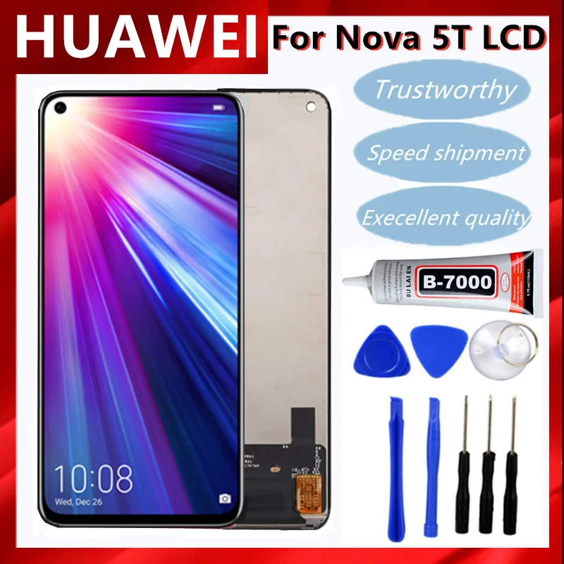 Display-for-Huawei-Nova-5T-LCD-Display-Touch-Screen-with-Frame ...