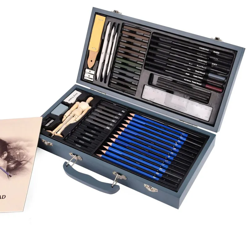 60 Pieces Of Sketch Tools Engineering Drawing Charcoal Professional ...